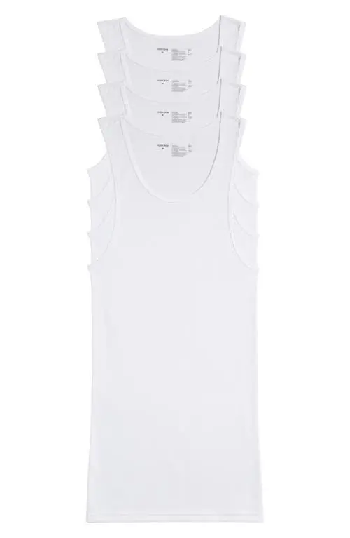Nordstrom 4-pack Supima® Cotton Athletic Tanks