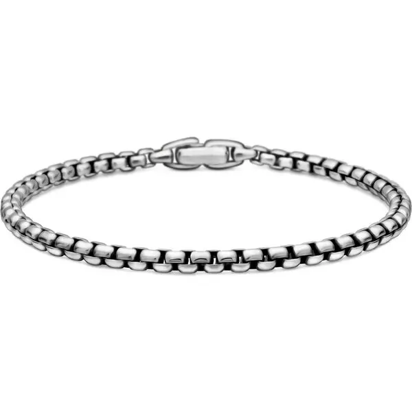 David Yurman Box Chain Bracelet - Silver
