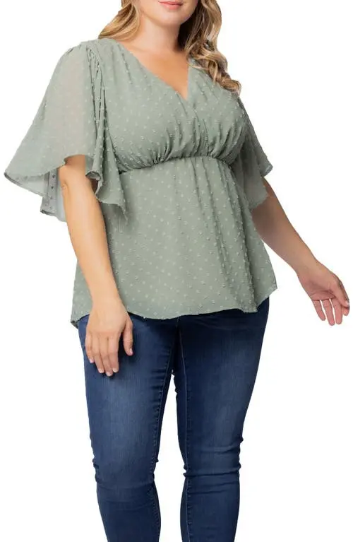 KIYONNA Seaside Serenade Top - Sage