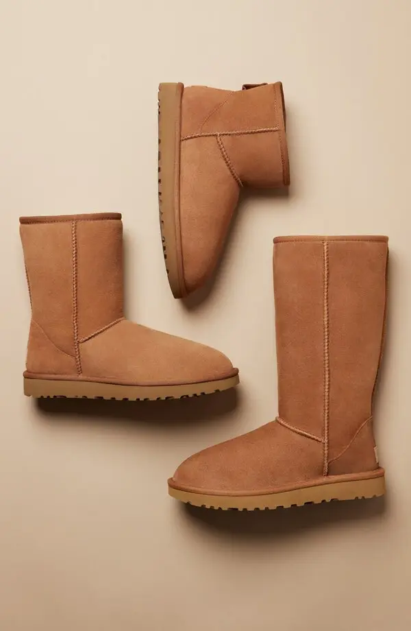UGG Classic Ii Shearling Lined Boots - Sand Suede
