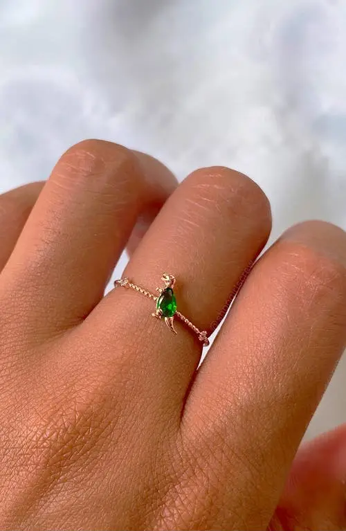 GIRLS CREW Terrific T-rex Ring