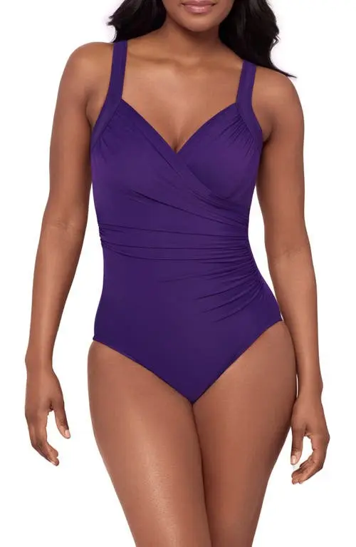 MIRACLESUIT® Sanibel One-piece Swimsuit - Mulberry