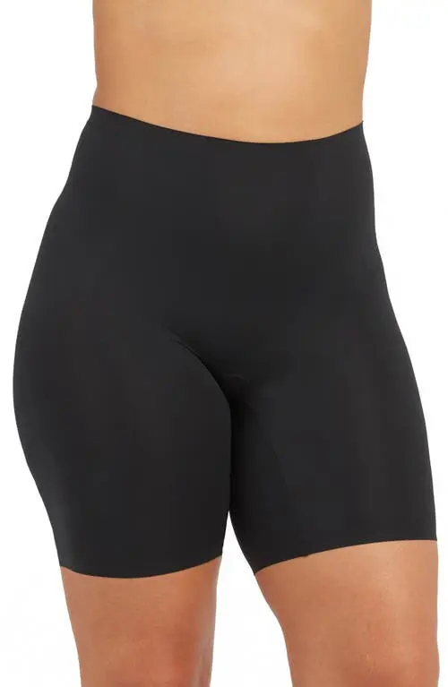 Spanx Fit-to-you Mid-thigh Shorts - Very Black