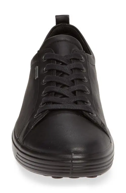Ecco Soft 7 Gore-tex® Waterproof Sneaker - Black Leather
