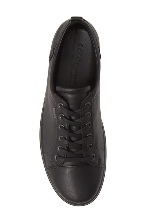 Ecco Soft 7 Gore-tex® Waterproof Sneaker - Black Leather