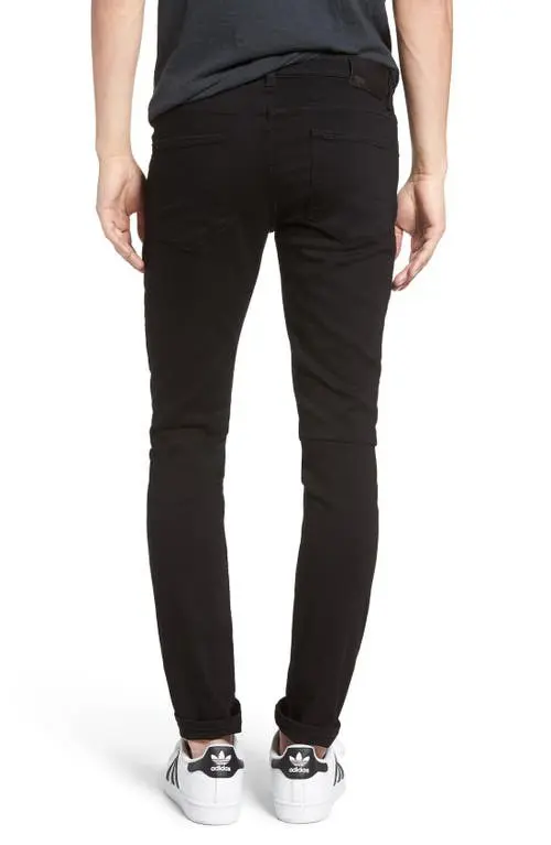 Paige Transcend Croft Skinny Fit Jeans - Black Shadow