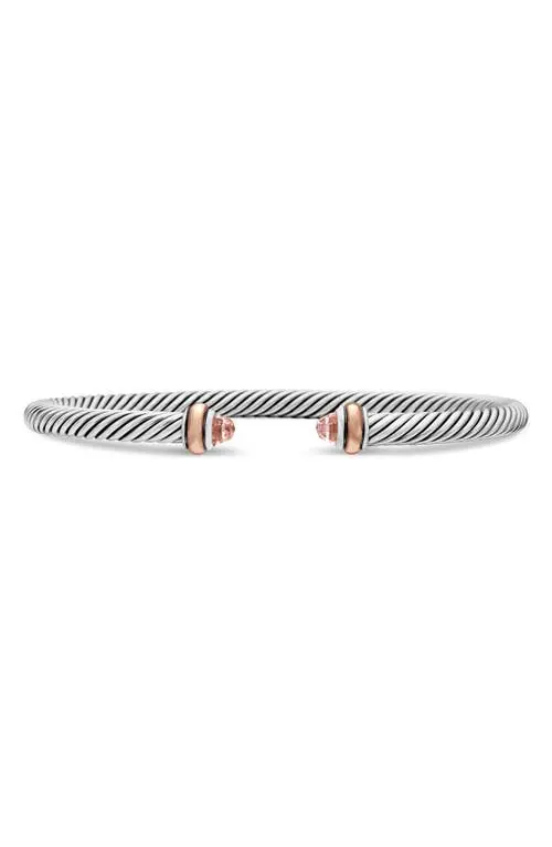 David Yurman Classic Cable Cuff Bracelet - Morganite
