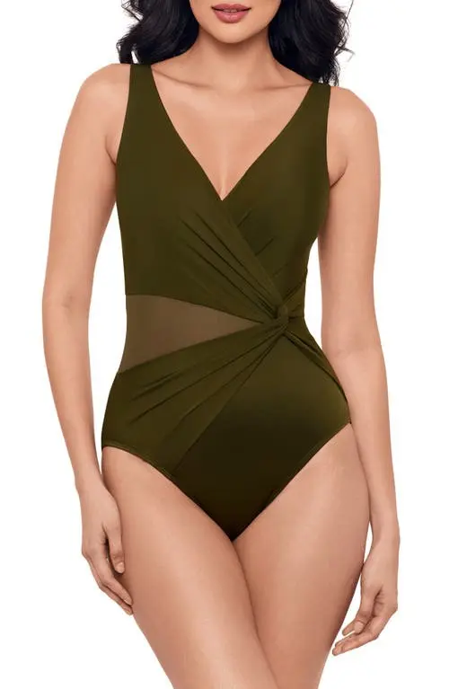 Miraclesuit Illusionists Circe One-piece Swimsuit - Nori