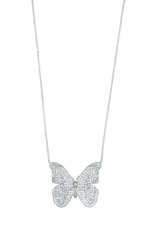 Bony Levy Tanya Diamond Pavé Butterfly Pendant Necklace - 18k White Gold