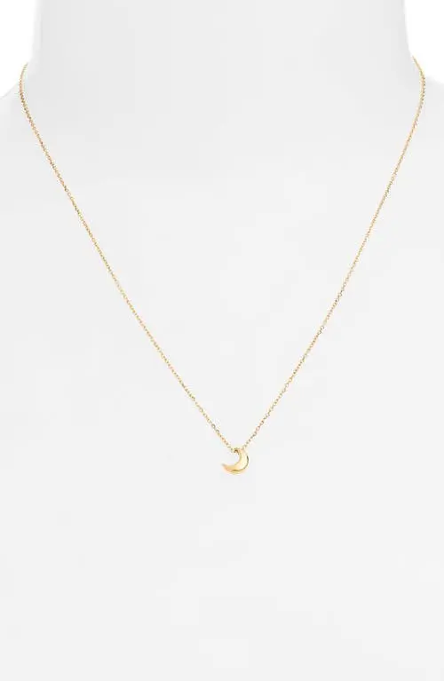 Bony Levy 14k Gold Moon Pendant Necklace
