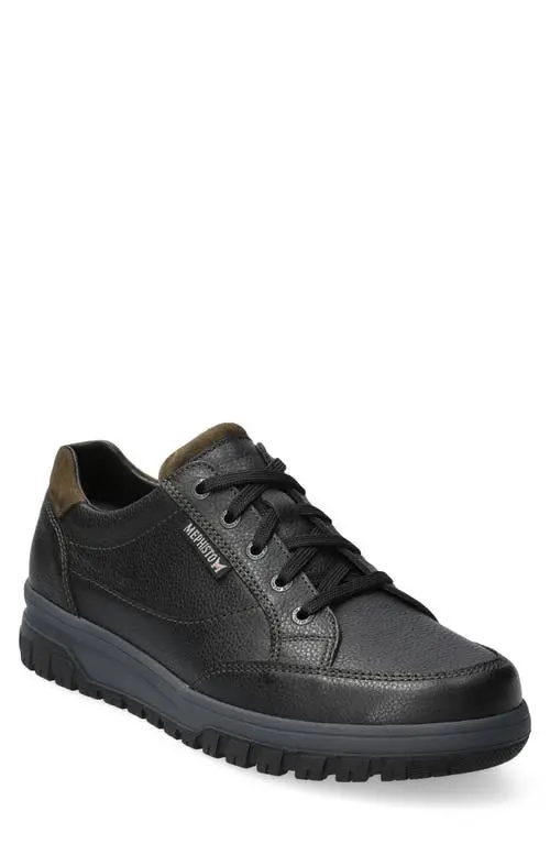 Mephisto Paco Waterproof Walking Sneaker - Black