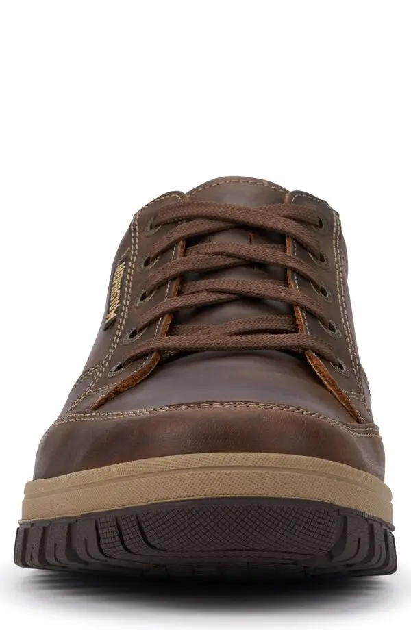 Mephisto Paco Waterproof Walking Sneaker - Tobacco Leather