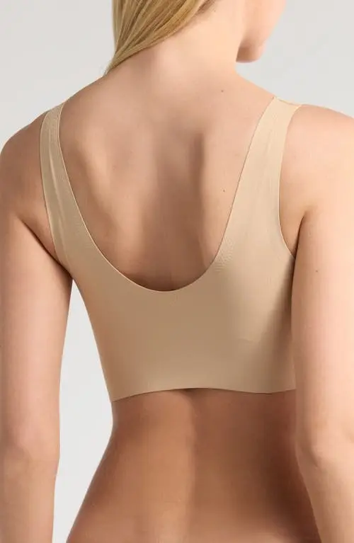TRUE & CO True Body Boost V-neck Bra - Desert