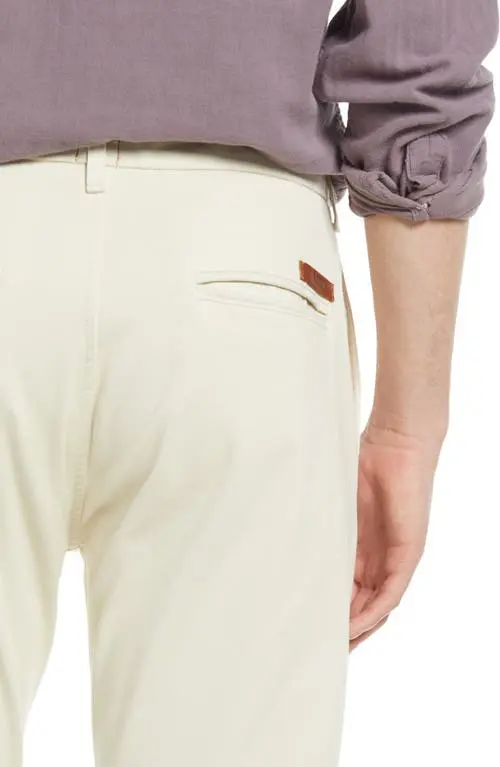 HIROSHI KATO Denit® Slim Fit Stretch Chino Pants - Ivory