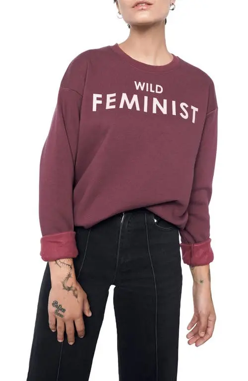 WILDFANG The Wild Feminist Crewneck Sweatshirt