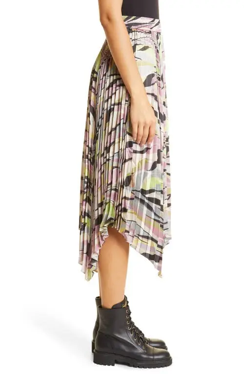 Ted Baker London Pleated Handkerchief Hem Skirt