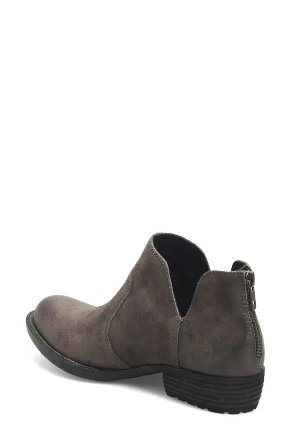 BØRN Kerri Bootie - Dark Grey Distressed Suede