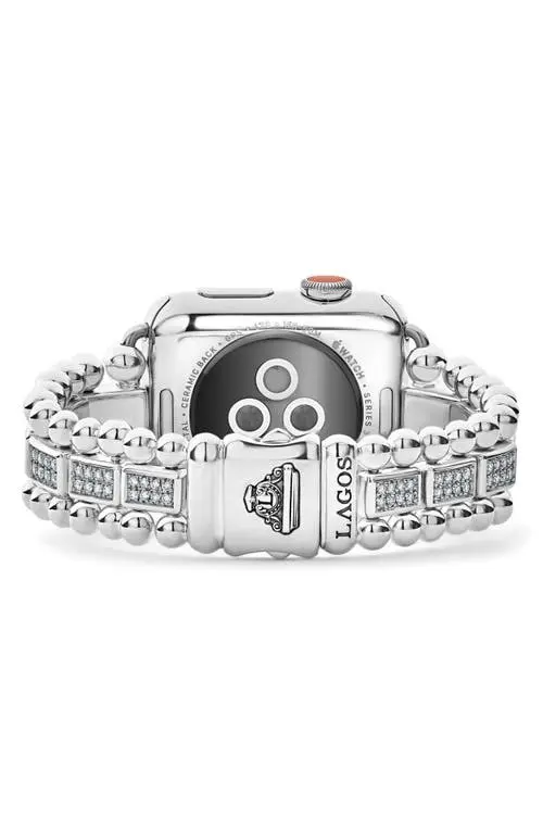 Lagos Smart Caviar Diamond Apple Watch® Band