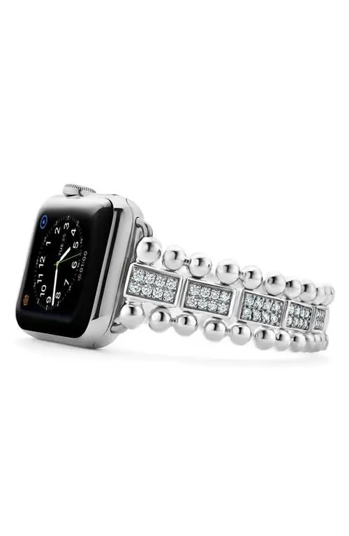 Lagos Smart Caviar Diamond Apple Watch® Band