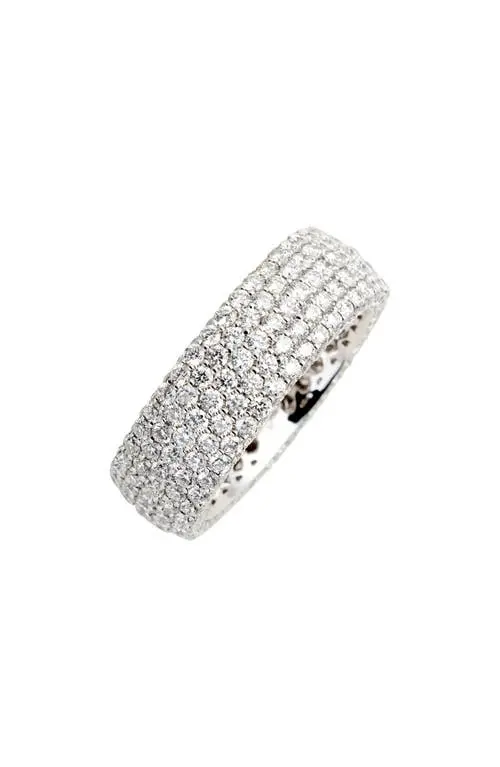 Bony Levy Diamond Pavé Eternity Ring - White Gold/diamond