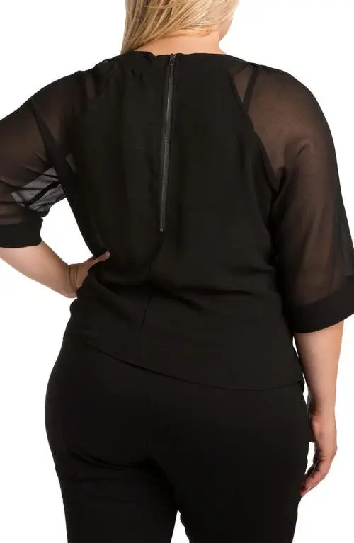 STANDARDS & PRACTICES Milla Sheer Skimmer Top