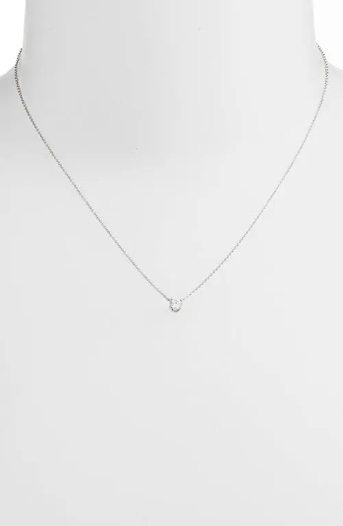 Bony Levy Liora Solitaire Diamond Pendant Necklace - White Gold