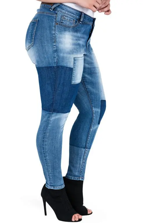 STANDARDS & PRACTICES Isabel Color Blocked Skinny Jeans