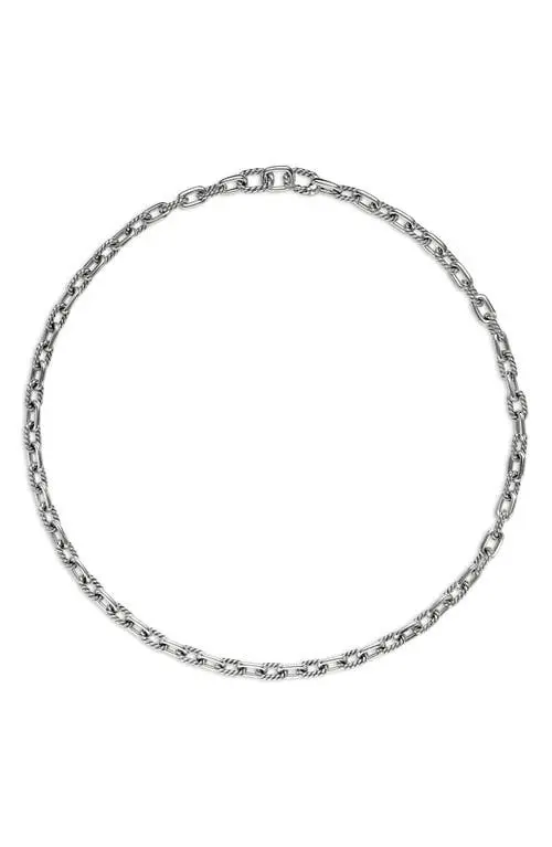 David Yurman Dy Madison Extra Small Chain Necklace - Silver