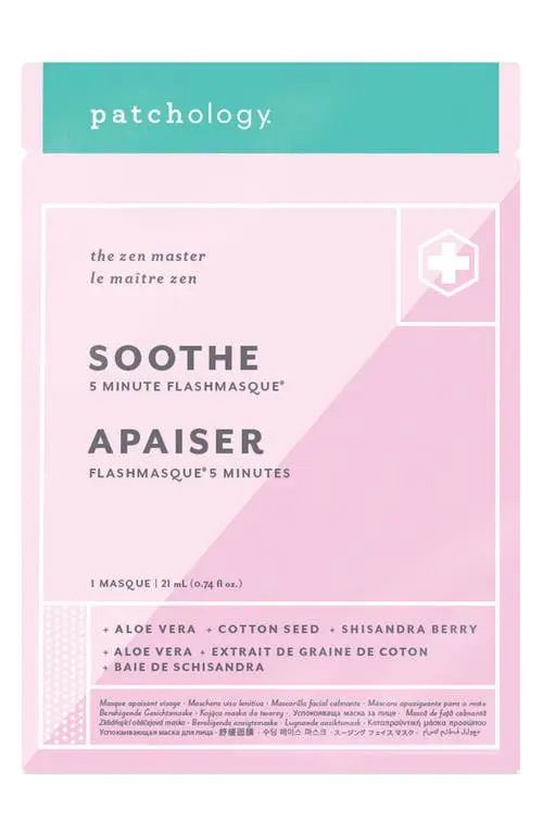 PATCHOLOGY Flashmasque® Soothe 5-minute Facial Sheet Mask - No Color