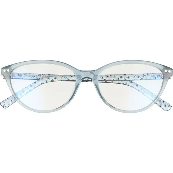 Kate Spade New York 54mm Blue Light Blocking Reading Glasses - Blue/clear