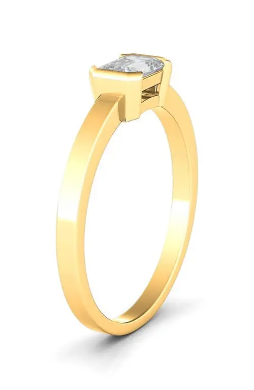 HAUTECARAT Lab Grown Diamond Band Ring - Yellow Gold