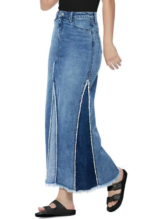 WASH LAB DENIM Maxi Skirt