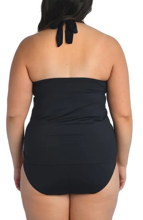 La Blanca Halter Tankini Top