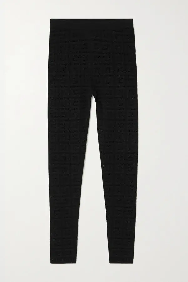 Givenchy Pointelle Stretch-knit Leggings