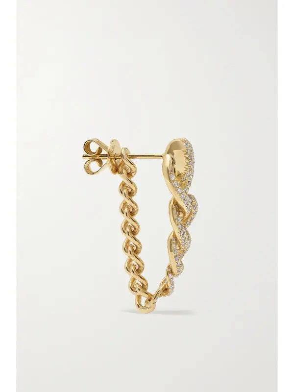Shay Convertible 18-karat Diamond Earrings