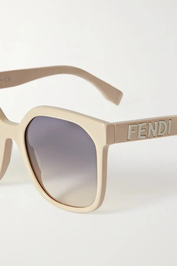 Fendi Oversized Square-frame Acetate Sunglasses