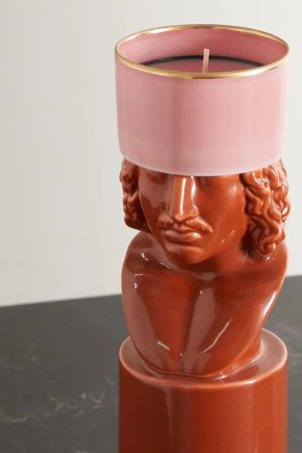 GINORI 1735 The Scholar Porcelain Candle Holder