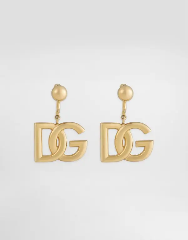 Dolce & Gabbana Dg Logo Earrings - Gold