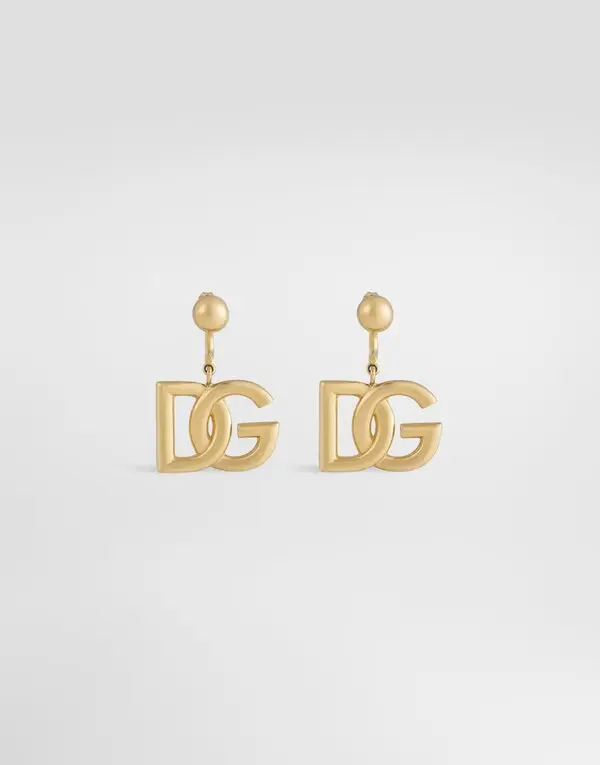 Dolce & Gabbana Dg Logo Earrings - Gold