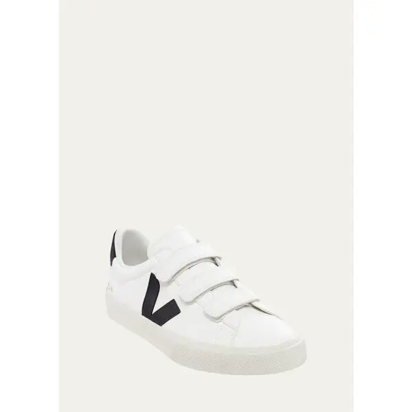 VEJA Recife Leather Sneakers - White/black