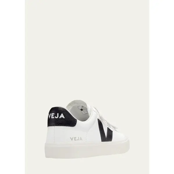VEJA Recife Leather Sneakers - White/black