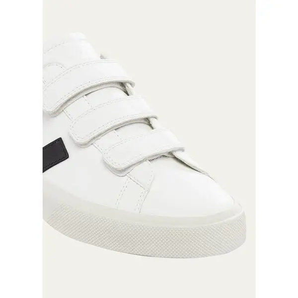 VEJA Recife Leather Sneakers - White/black