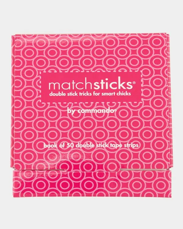 Commando Matchsticks Double-stick Tape Strips - Clear