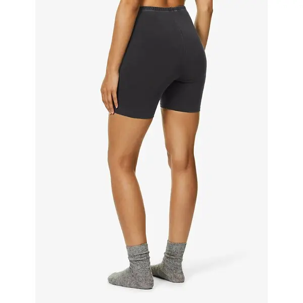 SKIMS Outdoor Basics High-rise Stretch-cotton Shorts