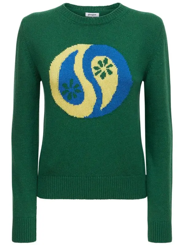 Gimaguas Aletta Wool Blend Intarsia Sweater