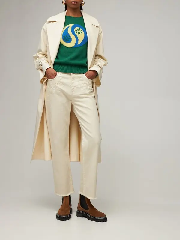 Gimaguas Aletta Wool Blend Intarsia Sweater