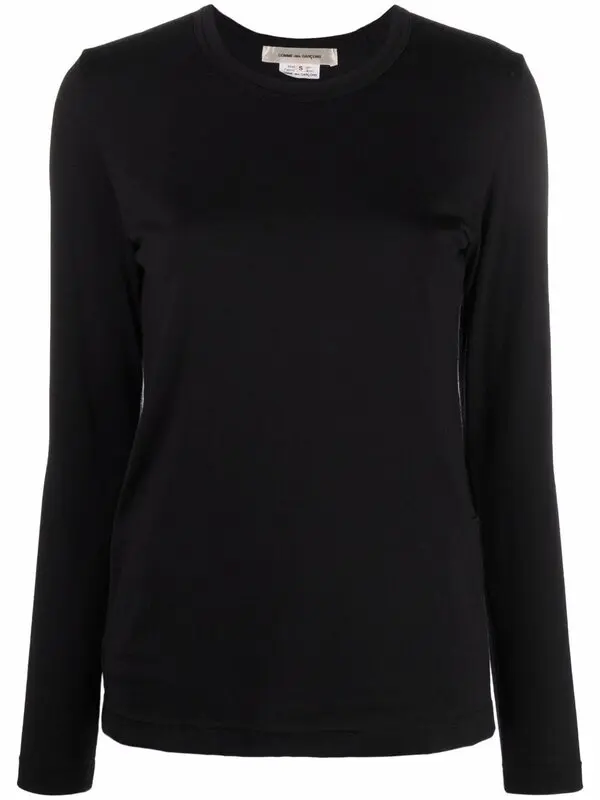 Comme Des Garçons Panel-detail Wool Jumper