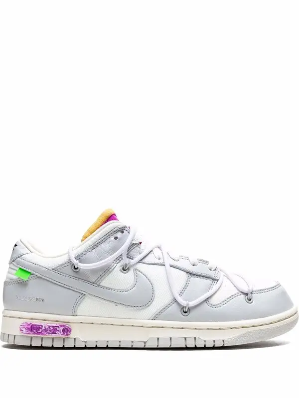 Nike X Off White Dunk Low Lot 03 Sneakers - Neutrals