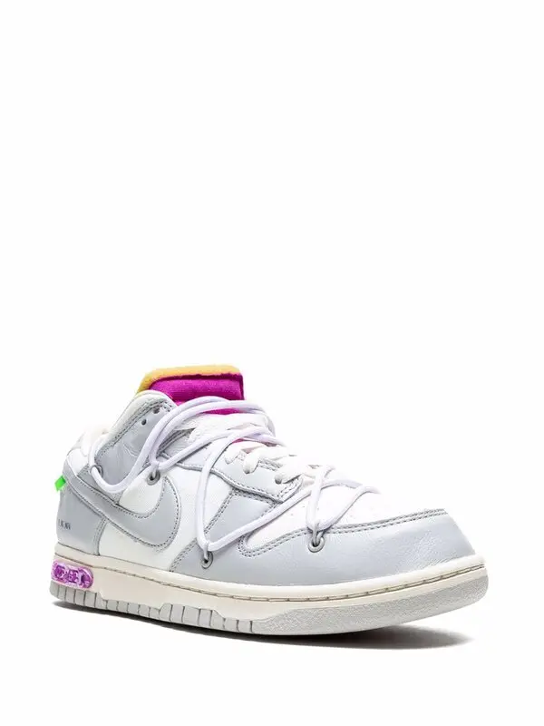 Nike X Off White Dunk Low Lot 03 Sneakers - Neutrals