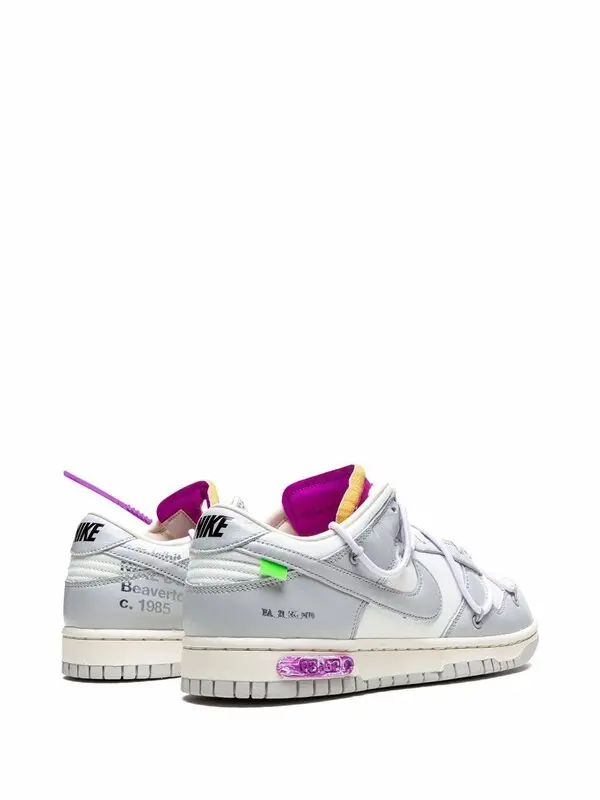 Nike X Off White Dunk Low Lot 03 Sneakers - Neutrals